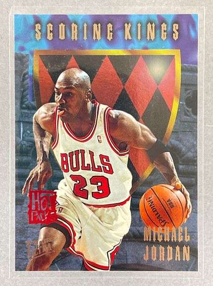 1995 Fleer Ultra Scoring King Hot Packs Michael Jordan #4 | Barnebys
