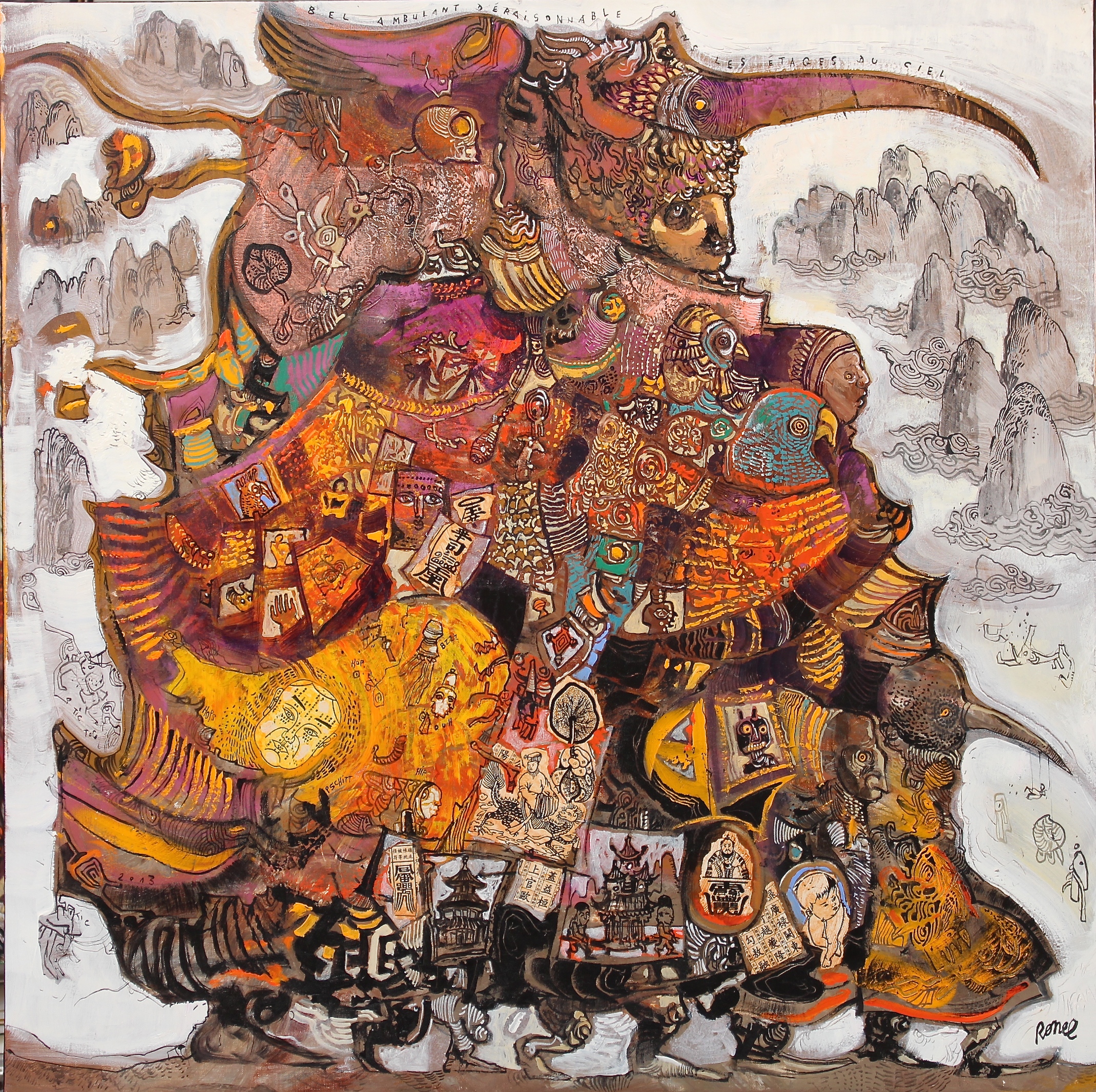 Bel ambulant déraisonnable dans les étages du ciel - Christophe Ronel ...