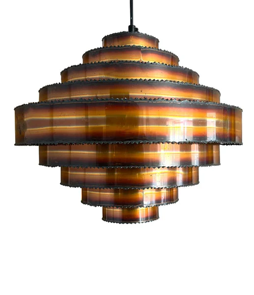 A 1960s Danish torch cut copper pendant light by Svend Aage Holm ...