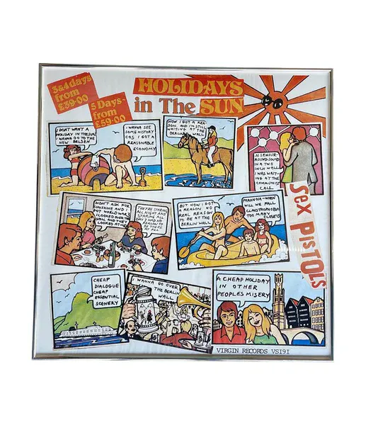 An Orignal Promotional Poster For The Sex Pistols Holidays In The Barnebys