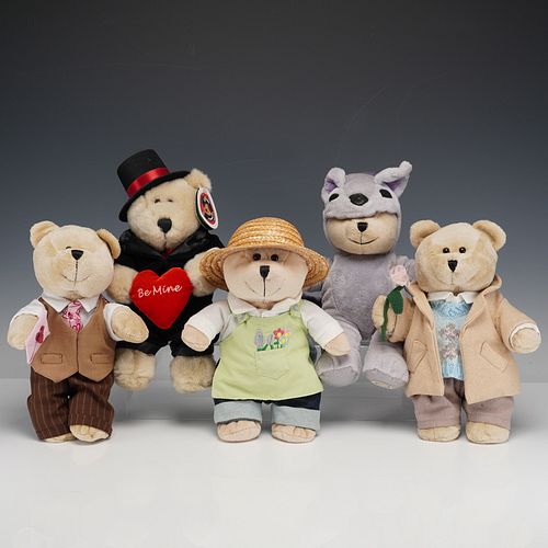 5pc Starbucks Coffee Co. Bearista Bear Plush Collection | Barnebys