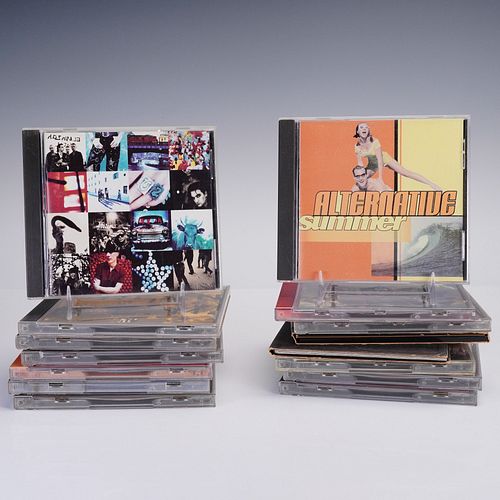 15pc 90s Grunge and Alternative Rock CDs, Pearl Jam, R.E.M., U2 and ...