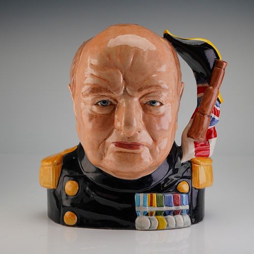 Bairstow Manor Winston Churchill D-Day 60th Anniv. Character Jug | Barnebys