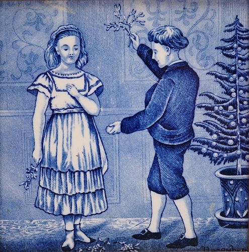 Josiah Wedgwood & Sons Etruria Months of the Year Series Tile, December ...