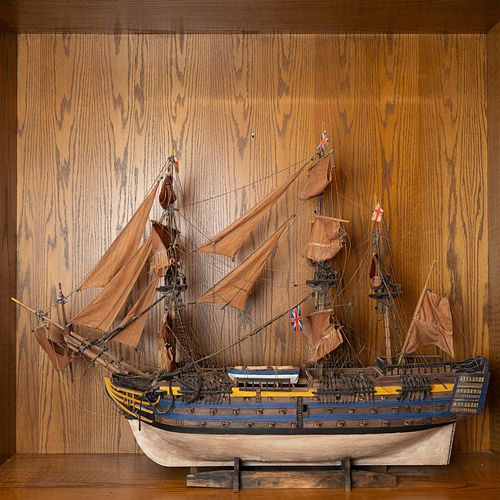Handcrafted Model Ship, HMS Victory, Gucci Store Display | Barnebys