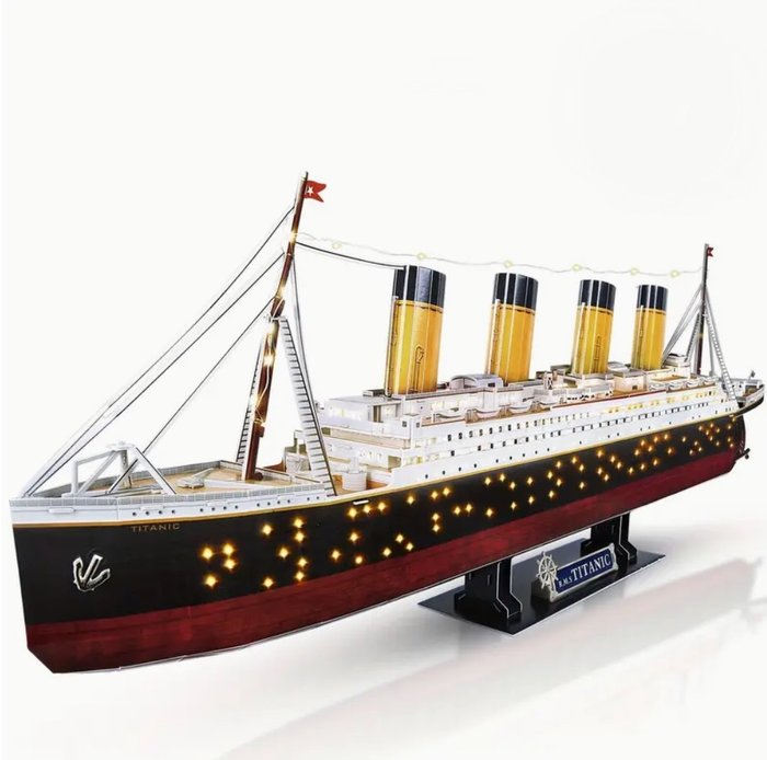 Model ship - Modellino Nave Film Titanic 88 cm XXXL + LUCI LED | Barnebys