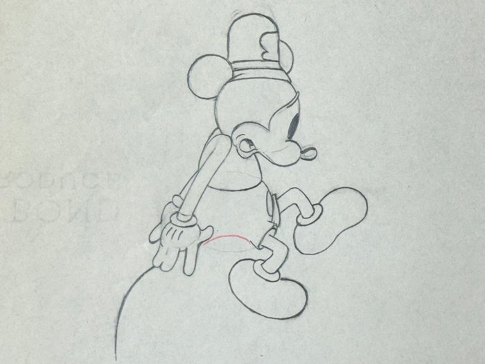 Walt Disney - Original Mickey Mouse Production Drawing (1934) - The ...