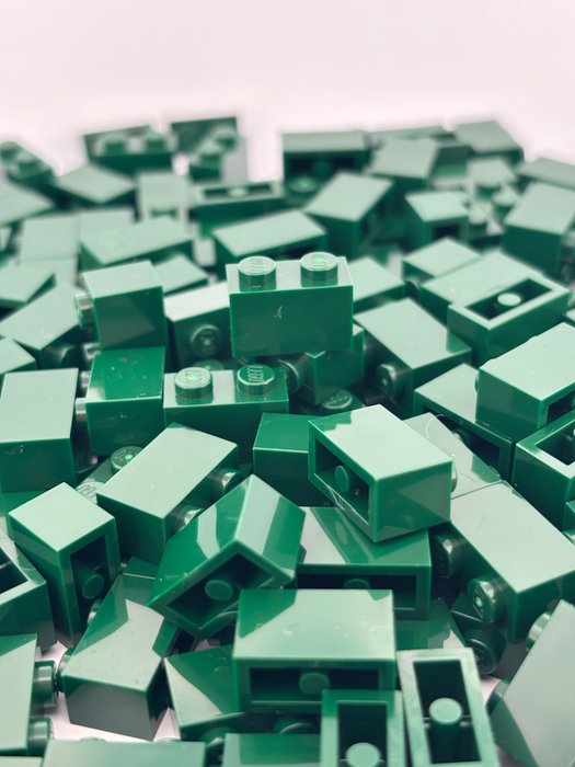 LEGO Bricks - Lego Stenen - Lego brick 1x2 groen 240 stuks NIEUW | Barnebys
