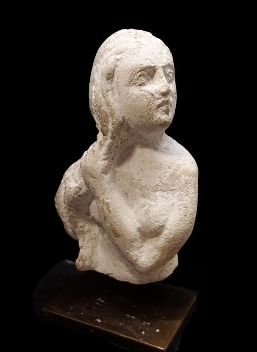 Ancient Roman Limestone bust of Venus - 1st/2nd century AD - Examined ...