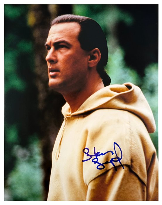 Steven Seagal – Authentic Signed Photo from “On Deadly... | Barnebys