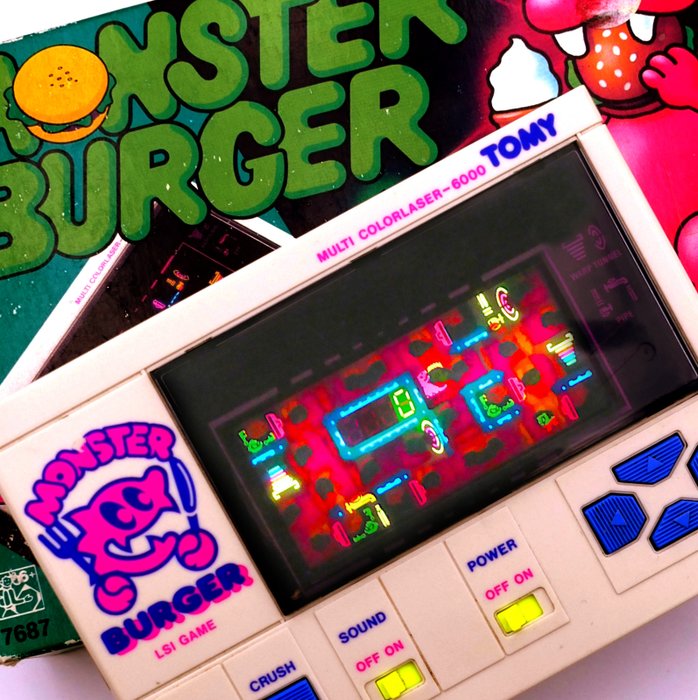 Tomy - Multi Coloraser 6000 - Monster Burger LSI GAME - WORKING ...
