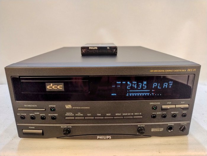 Philips - DCC-91 - DCC player - recorder Audio-cassette deck - Multiple ...