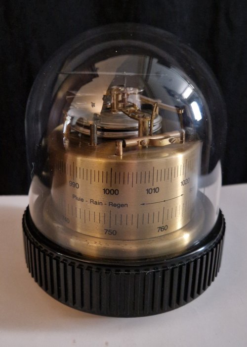Barigo Aneroid barometer - Brass, plexiglass - Barigo aneroid barometer ...