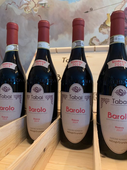 2019 Tabai - Edizione Limitata Numerata - Barolo Riserva - 4 Bottles (0 ...