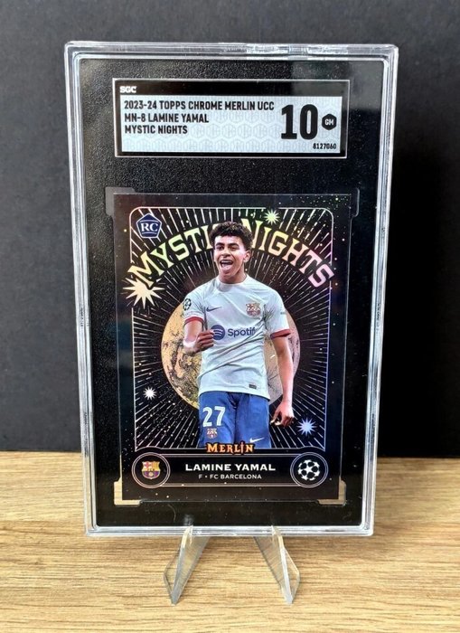 2023/24 Topps Merlin Chrome UCC Lamine Yamal Mystic... | Barnebys