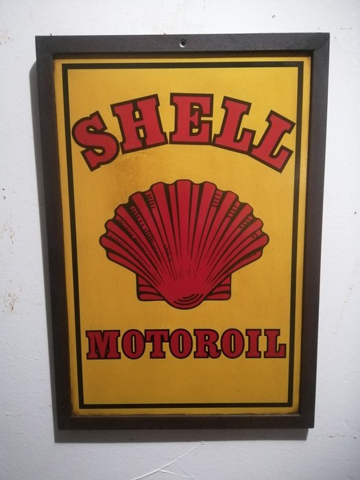 Shell - Shell - Advertising sign - 1960 - Iron | Barnebys