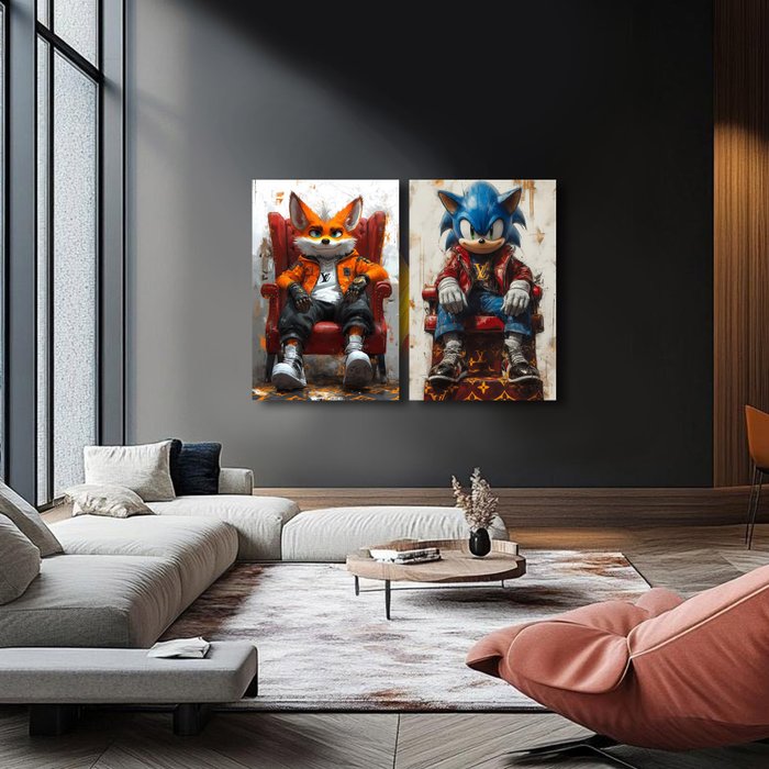 Canvas Fit - Alberto Ricardo - Tronos del Pixel Urbano Sonic y Crash ...