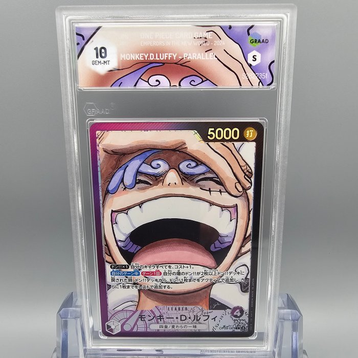 Monkey.D.Luffy [Parallel] OP09-061 L Graded card - Graad 10 | Barnebys