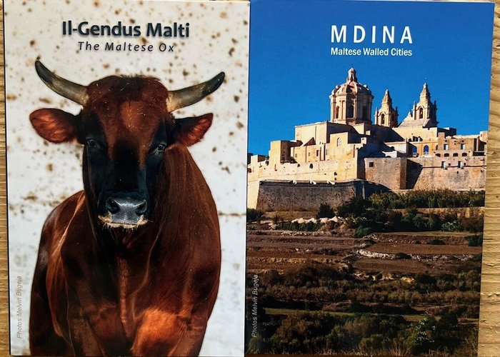 Malta. 2 Euro 2025 "The Maltese Ox" + "Mdina" (2 stuks) (No reserve ...