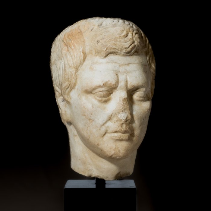 Ancient Roman Head of the Greek playwright Menander | Barnebys