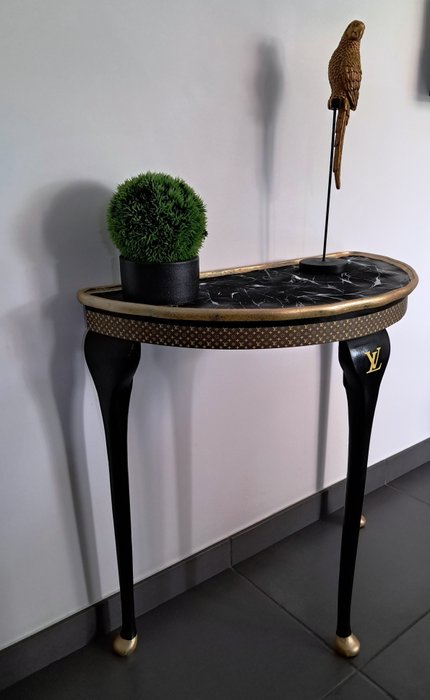 Bernard Xavier - Console table - Wood - Console 1/2 moon chic L.V ...