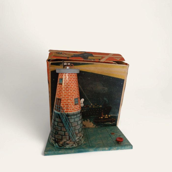 KEIM Made In Western Germany - Tin toy - Molto raro-Faro... | Barnebys