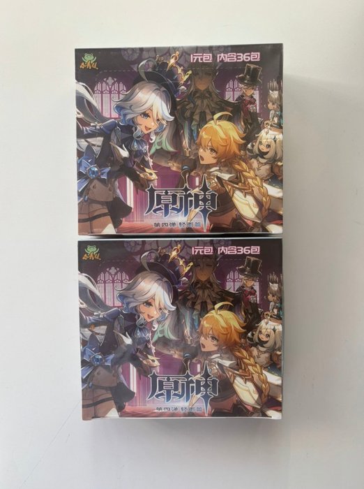 Genshin Impact - 2 Booster box - Genshin Impact NS 04 Display Card Box ...