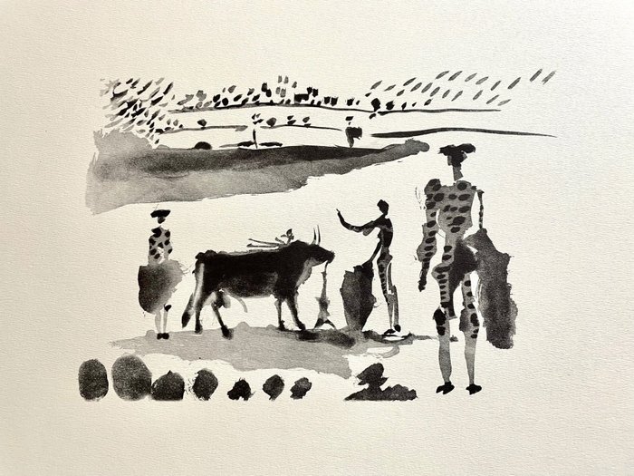 Pablo Picasso (after) - Après L'Estocade Le Torero Montre La Mort ...