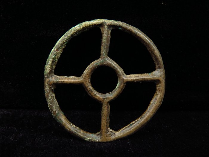 Ancient Roman Bronze Rota Fortunae/Wheel of Fortune... | Barnebys