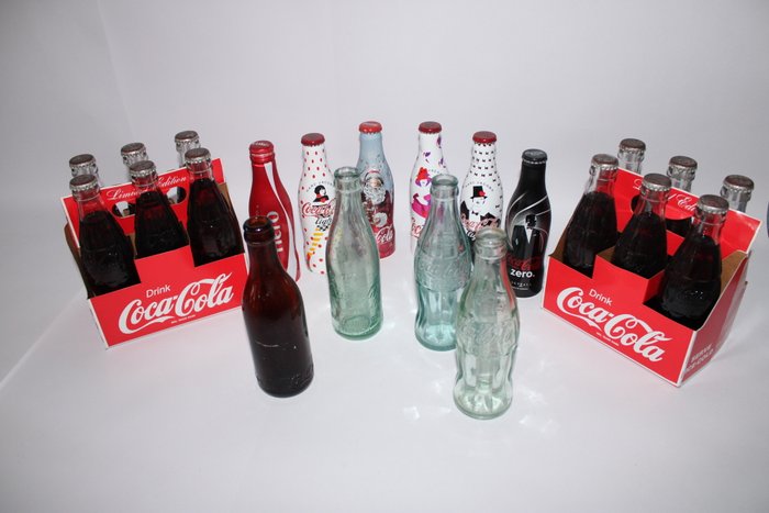 Bottle - Glass, Aluminium - Rare and unique Coca Cola | Barnebys