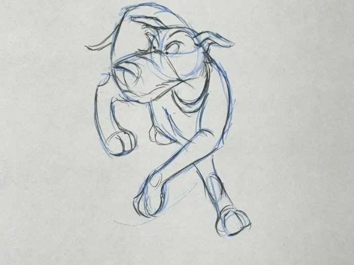 Walt Disney - Original Animation Drawing of Chief (40 x... | Barnebys
