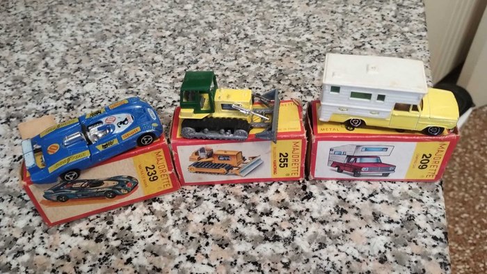 Majorette - Model car (3) - 3x Boxed Models Including 209 Camping Car ...