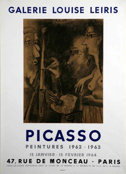 Pablo Picasso - Picasso, paintings 1962-1963. - 1960s | Barnebys