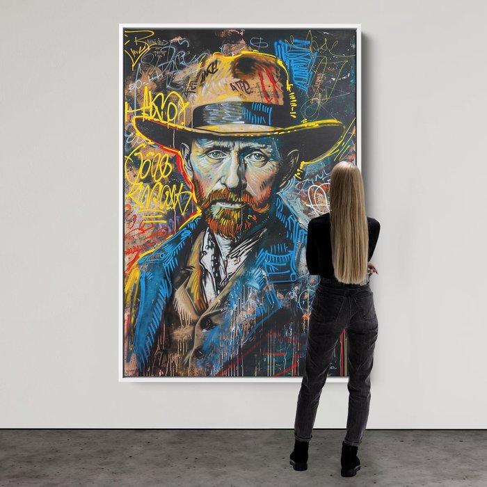 Dine Chanima (XX-XXI) - (XXL) Giant Vincent Van Gogh in Spray Paint ...
