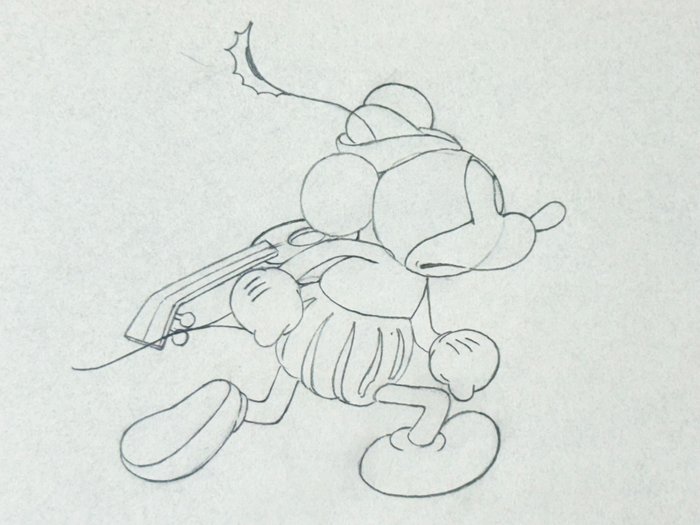 Walt Disney - Original Mickey Mouse Production Drawing (1933) - Ye ...