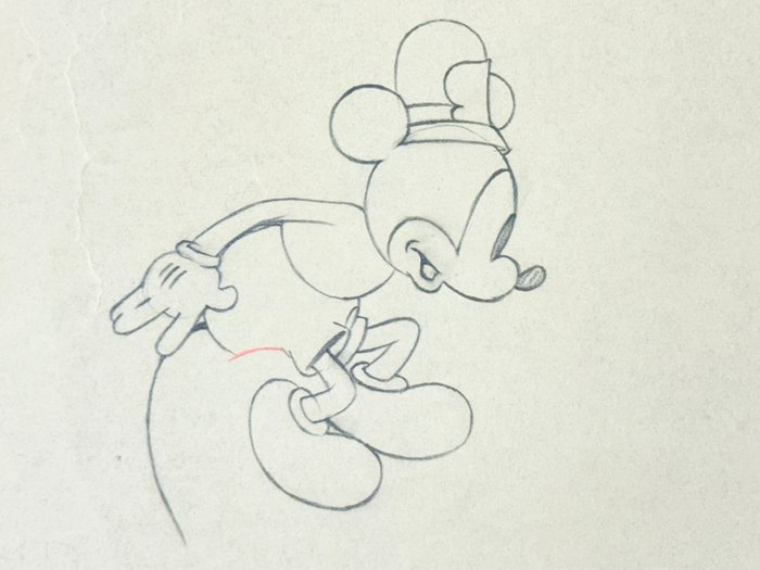 Walt Disney - Original Mickey Mouse Production Drawing (1934) - The ...