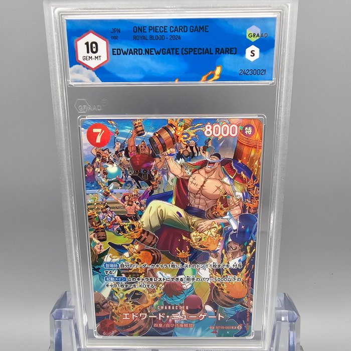 One Piece Graded card - Edward.Newgate (Special Rare) SP ST15-002 SR ...
