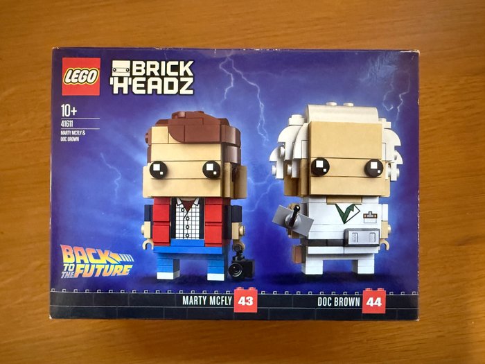 LEGO Set - 41611 - Back to the Future, BrickHeadz - Marty McFly & Doc ...