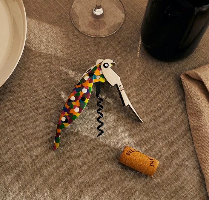Alessi - Alessandro Mendini - Corkscrew - Cavatappi sommelier Parrot ...