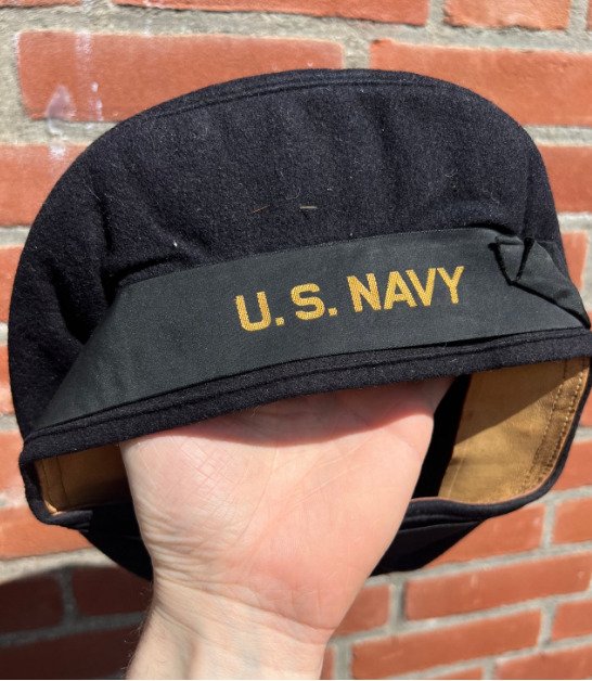 Military uniform - WW2 US Navy 'Donald Duck' type flat... | Barnebys