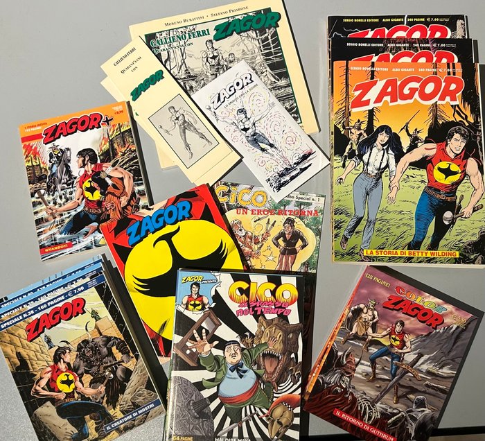 Zagor - seriette complete e curiosità - 19 Comic - 1999/2025 | Barnebys