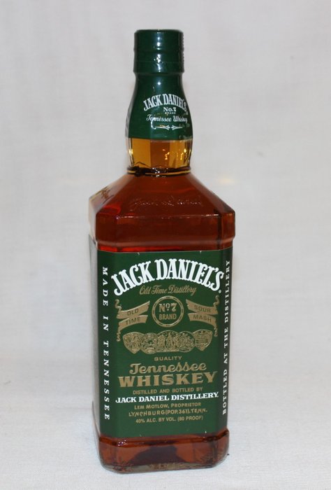 Jack Daniel's Old No. 7 - Green Label - 1 Litre | Barnebys
