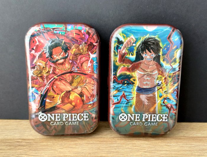 One Piece Card Game - Luffy & Gold D. Roger - Tin Pack Set Vol.1 Box ...