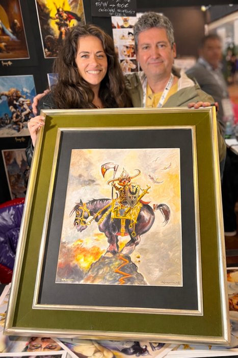 Tony Fernandez Donald Duck Inspired by Frank Frazetta’s... | Barnebys