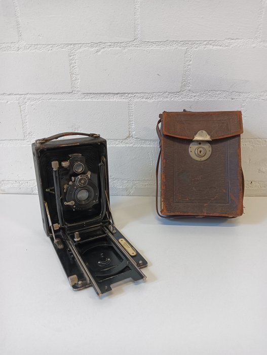 ICA Ideal 246 met Novar-Anstigmat 6,8/13,5cm | Analogue camera | Barnebys