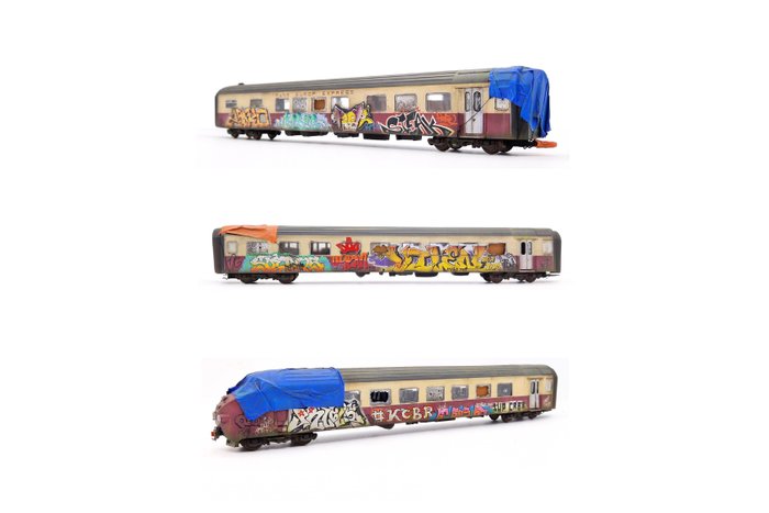 Roco H0 - Train unit (1) - Updated Dutch Swiss RAM TEE train set. - NS ...