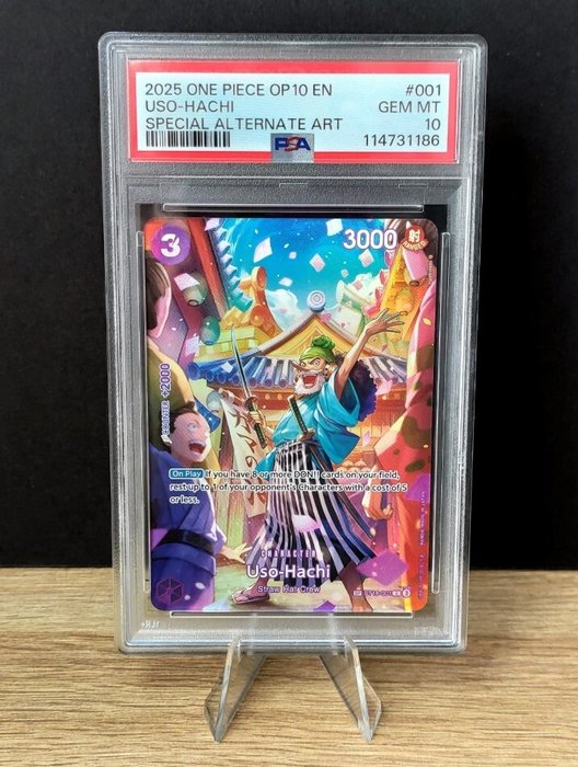 One Piece OP10 - Uso-Hachi - Special Alternate Art Graded card - PSA 10 ...