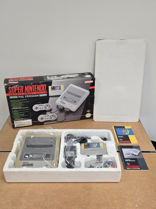 Nintendo - Snes - Super Rare Big Box Mario Super Mario... | Barnebys