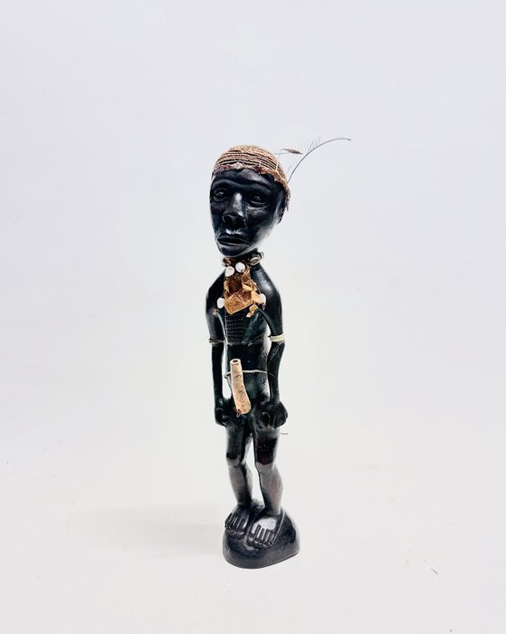 Papuan Male Figure with Koteka - Statue - Papua New Guinea (No Reserve ...