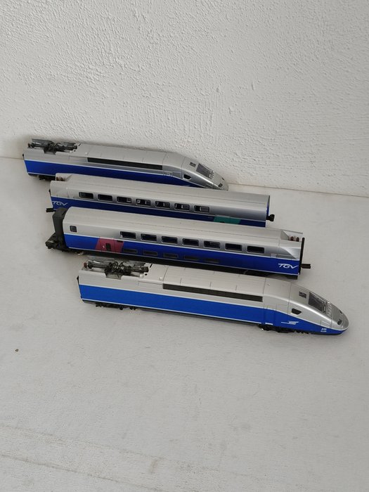 Mehano H0 - Train unit (1) - Four-car TGV Duplex trainset - SNCF | Barnebys